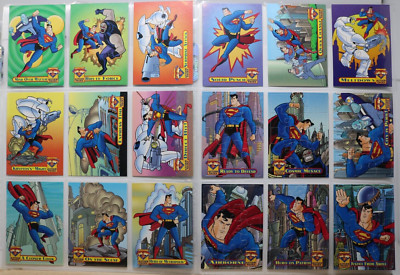 SUPERMAN ACTION PACKS SET NON SPORT TRADING CARDS BASE & SUBSETS w ...