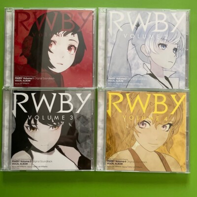 RWBY Volume1-4 Original Soundtrack VOCAL ALBUM Set ‎Warner Bros USED | eBay