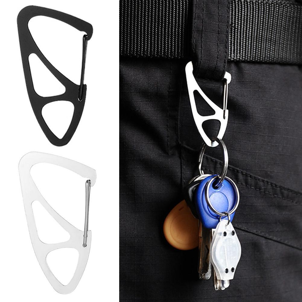 Steel Carabiner Camp Climbing Backpack Clip Keychain Hooks Buckle ...