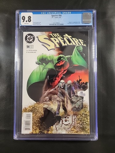 Spectre 54 CGC 9.8 NM/M Origin & 1st Appearance of Mr. Terrific ...