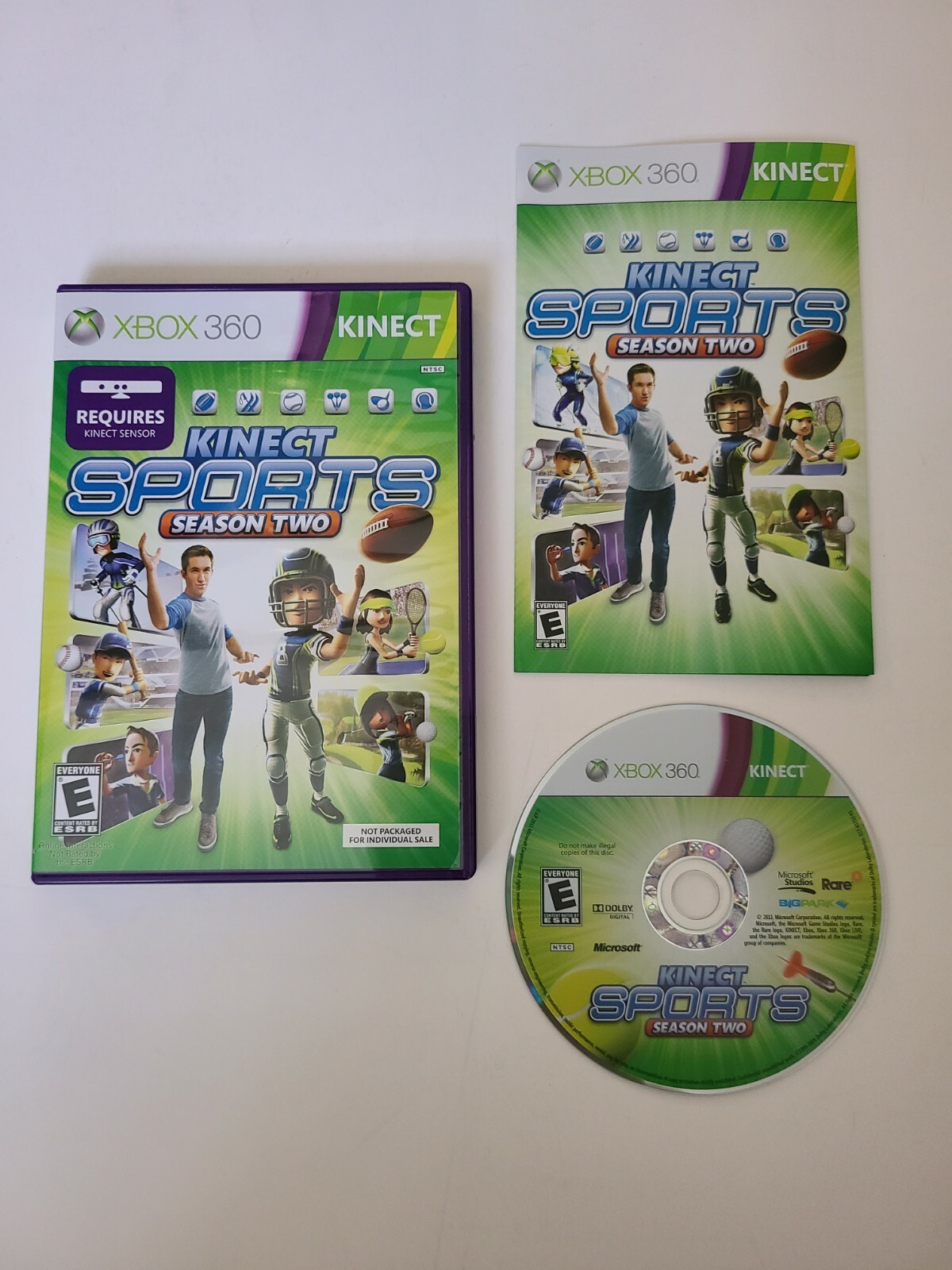 Kinect Sports: Season Two (Microsoft Xbox 360, 2011) Complete ...