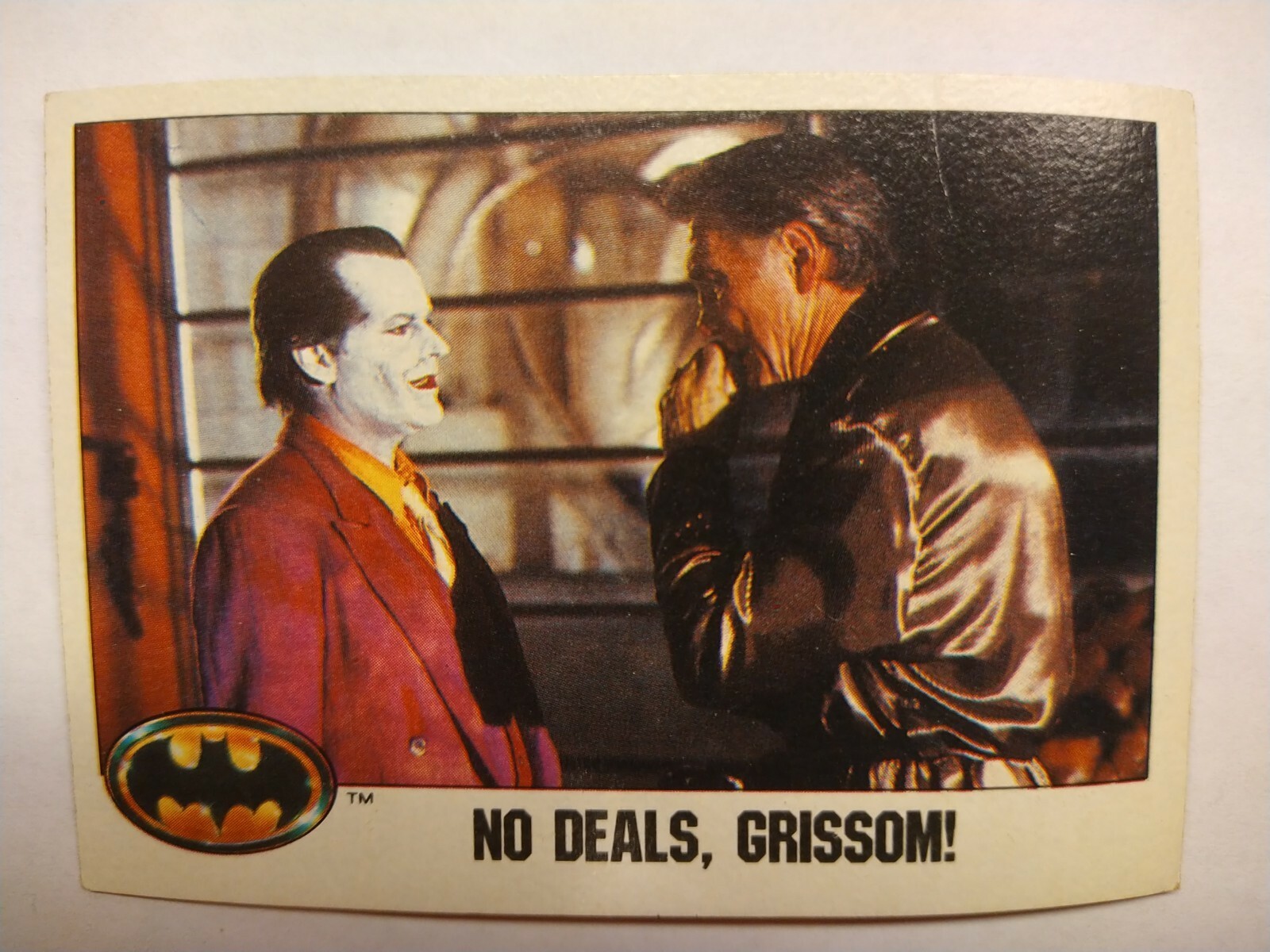 1989 Batman Movie Trading Card #41 No Deals Grissom NEW UNCIRCULATED ...