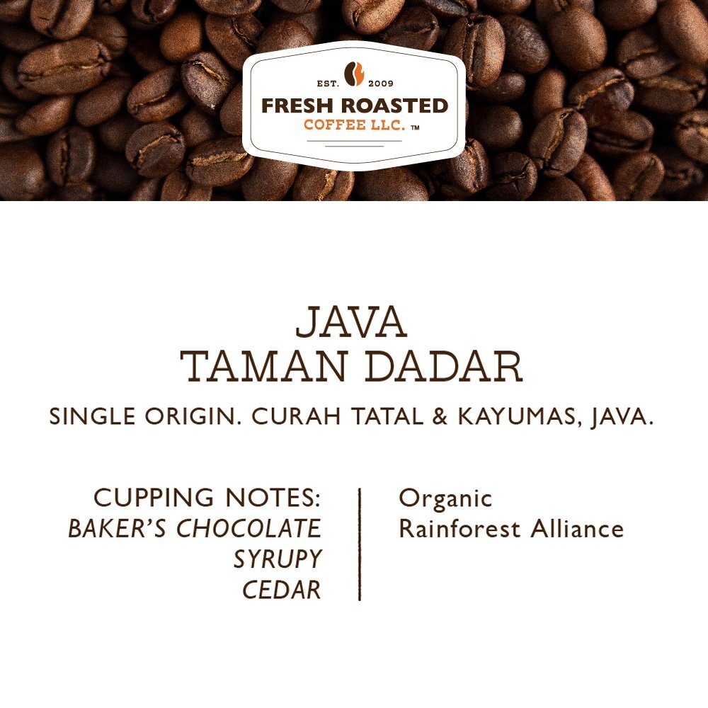 Java Taman Dadar | Organic Whole Bean Coffee | Fresh Roasted Coffee | eBay