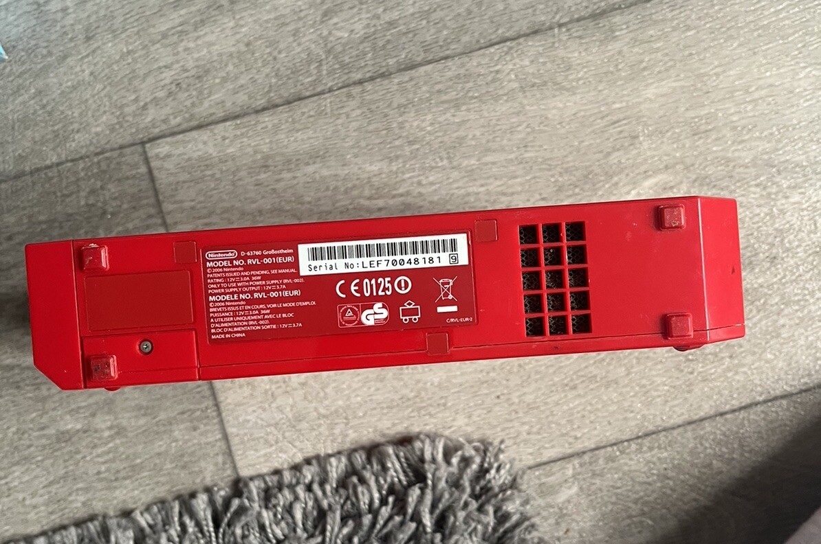 Boxed Red Nintendo Wii 25th Anniversary Edition Console Super Mario ...