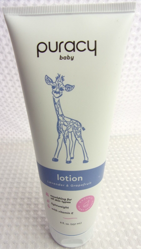 Puracy Baby Organic Plant Derived Lotion - Lavender & Grapefruit Scent ...