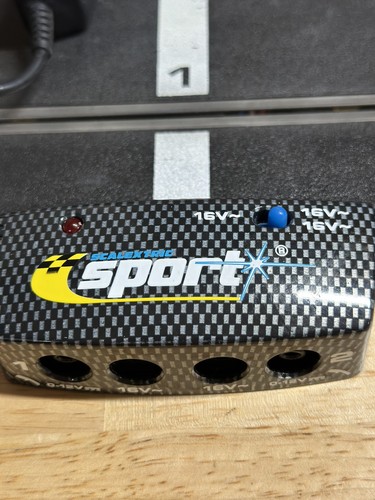 Hornby Scalextric Slot Car Track Power Base,Two Controllers, and a ...