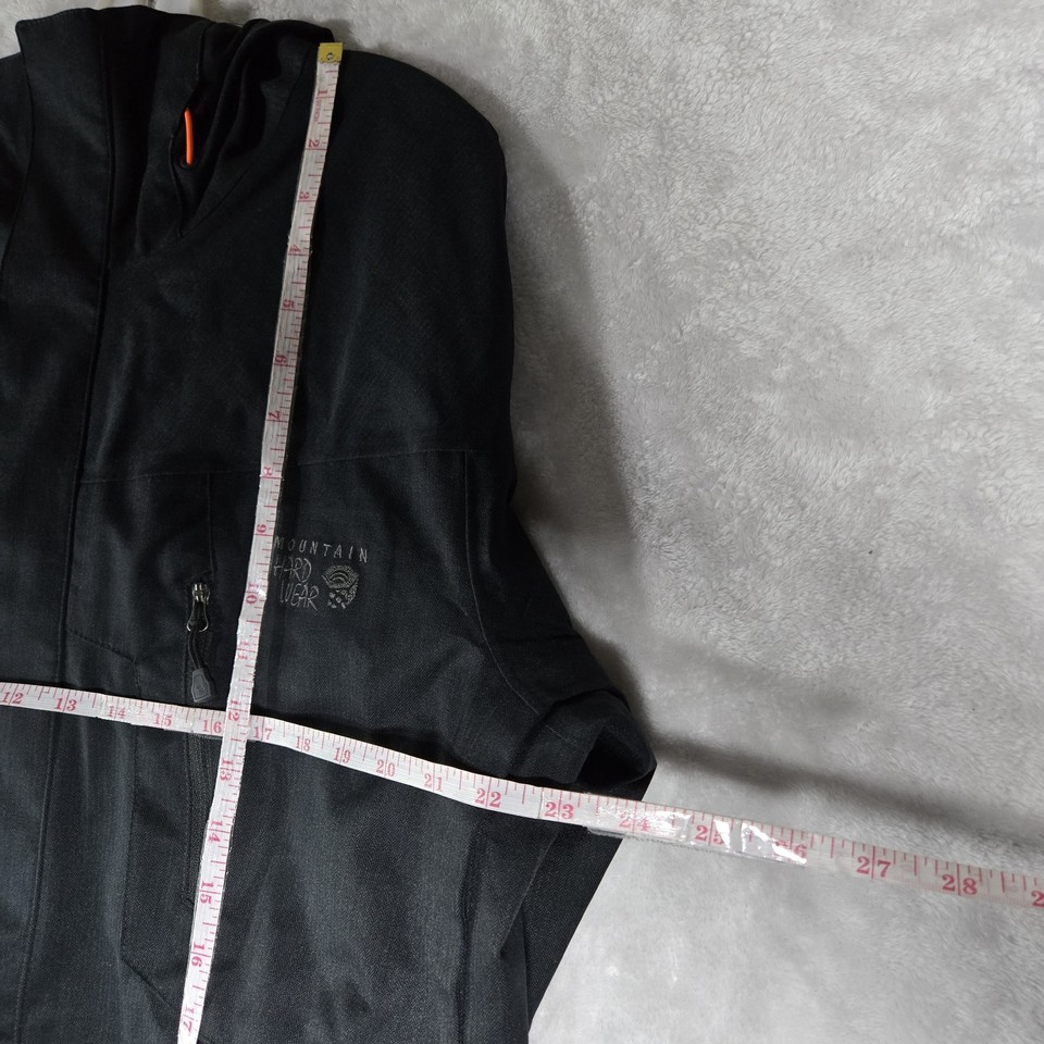 Mountain Hardwear Dry Q Full Zip Size M Rain Jacket Hooded Men's Ski ...