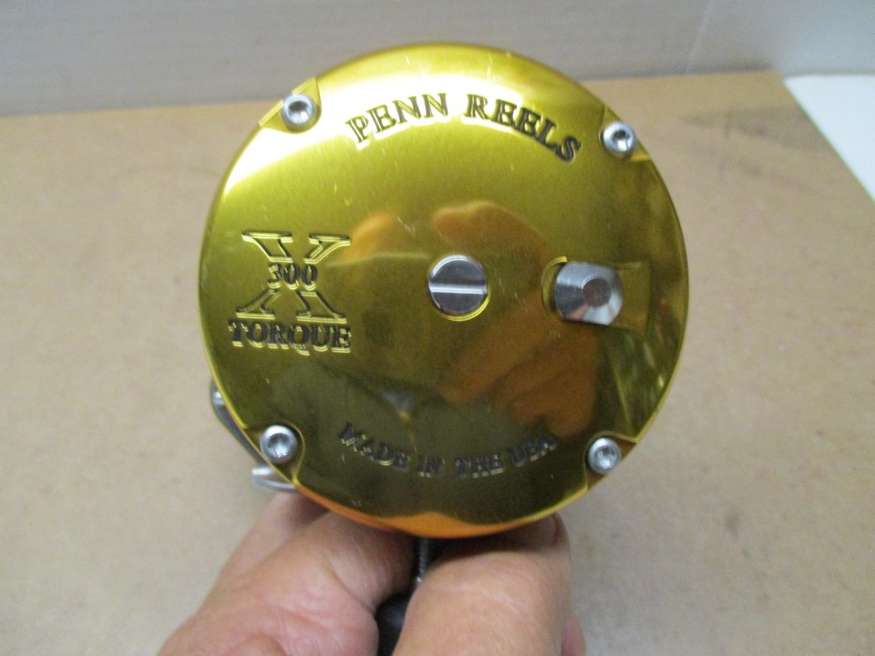 PENN International TRQ X300 Torque Gold Big Game Fishing Reel * 65 LB ...