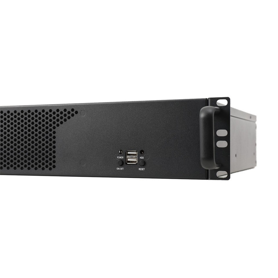 Server Chassis Rackmount Case Supports 2U Mini ITX and Micro ATX (9.6 x ...