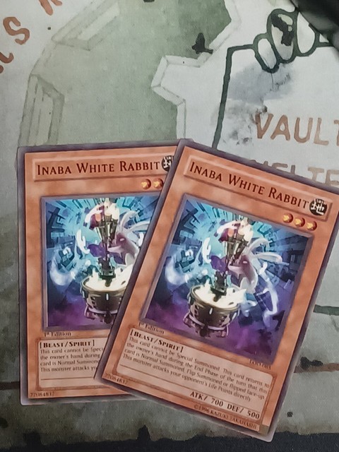 Yu-Gi-Oh! TCG Inaba White Rabbit Legacy of Darkness LOD-065 1st Edition ...