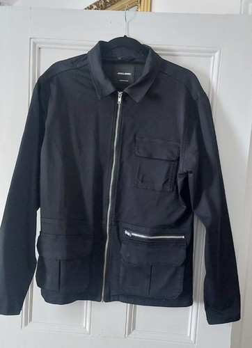 Jack & Jones Intelligence Jacket Mens Black Large Slim Fit | eBay UK