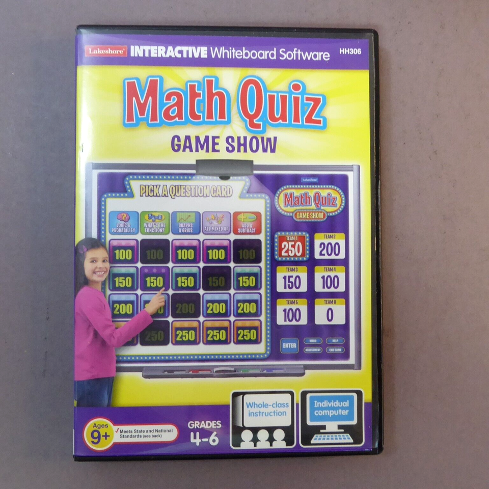 Language Adventures & Quiz Game Shows Grades 4-6 Lakeshore CD Roms ...