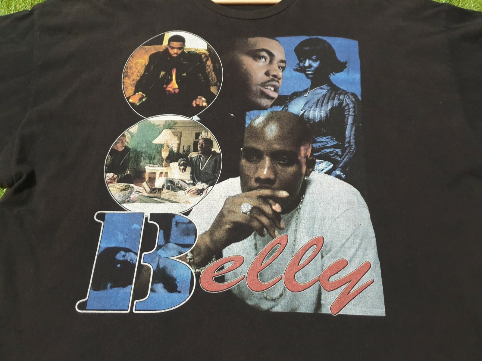 Rare y2k Bootleg Belly movie Tee DMX Nas T shirt Hip hop rap tee XXL | eBay