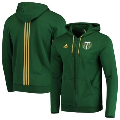 Adidas MLS Portland Timbers Travel Jacket Green/Gold | eBay
