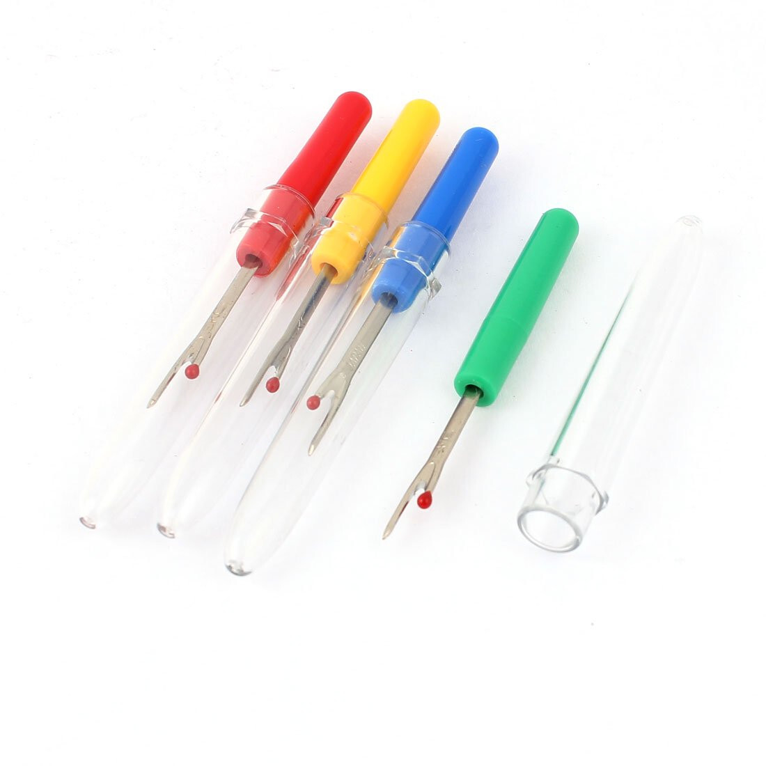 4Pcs Plastic Handle Craft Thread Cutter Seam Ripper Stitch Unpicker ...
