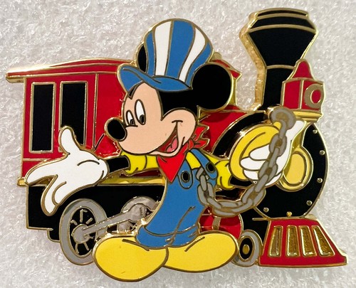 Mickey Mouse Train Conductor Engineer Disney Auctions Pin L04 | eBay UK