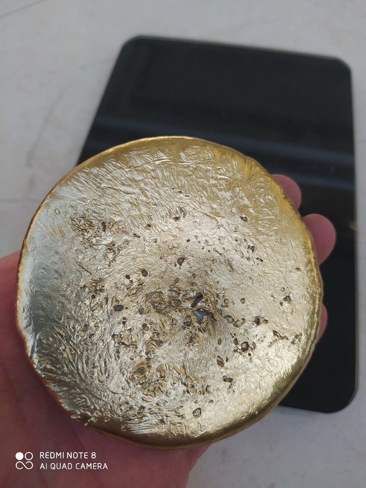 820 Grams Scrap Gold Bar For Gold Recovery Melted Different Computer ...