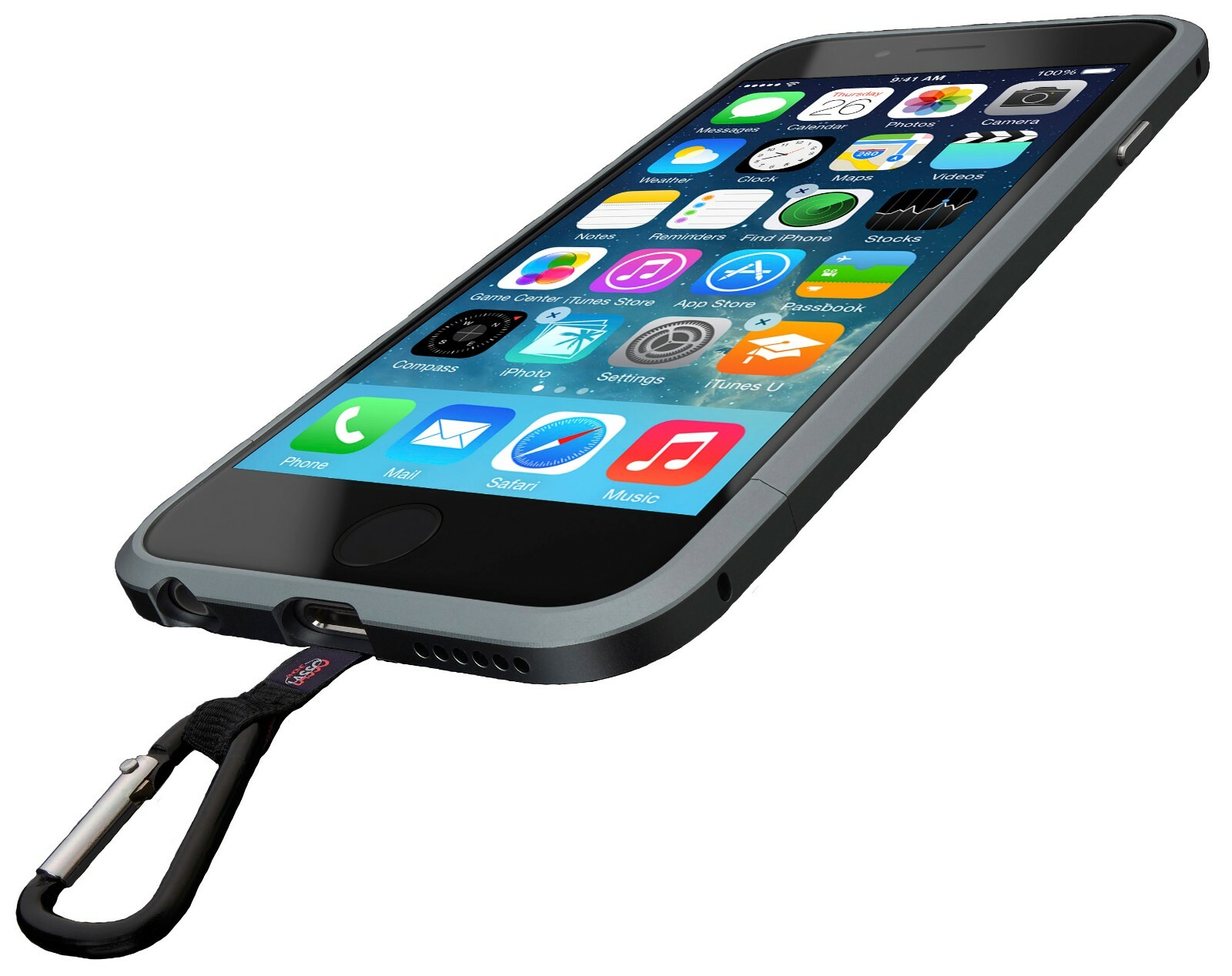 Phone Lanyard & Grip Patch Black Ultra-Thin Universal Fit Phone Lasso ...