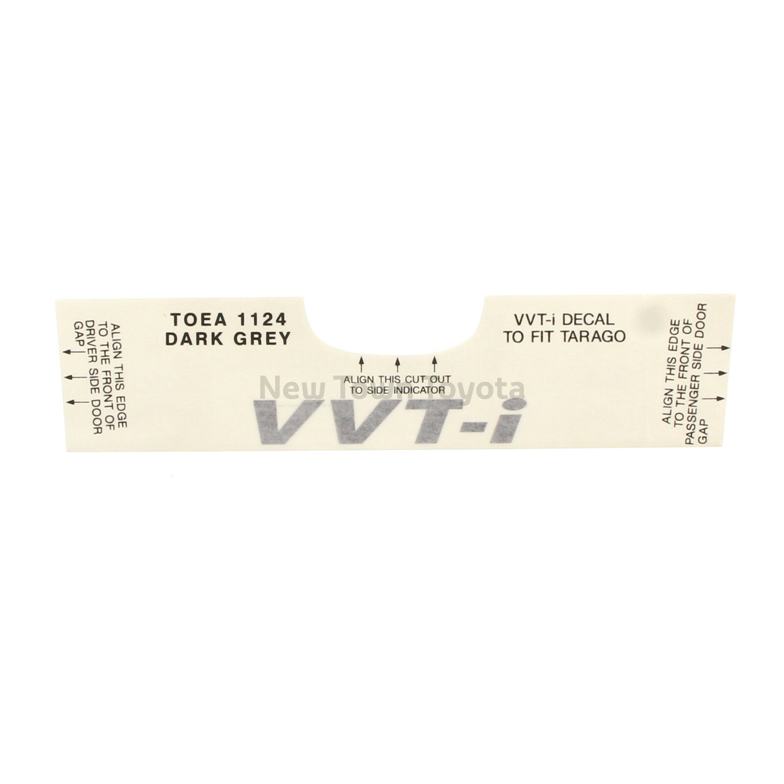 VVT I DECAL CHARCOAL | eBay