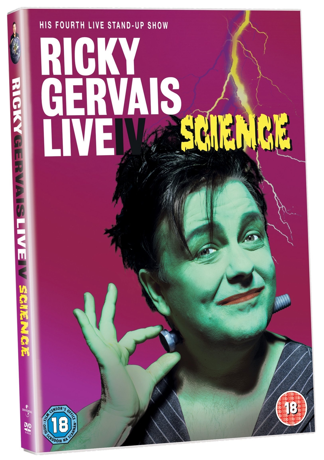 Ricky Gervais Live Iv - Science (DVD) Ricky Gervais-Live IV Science (US ...
