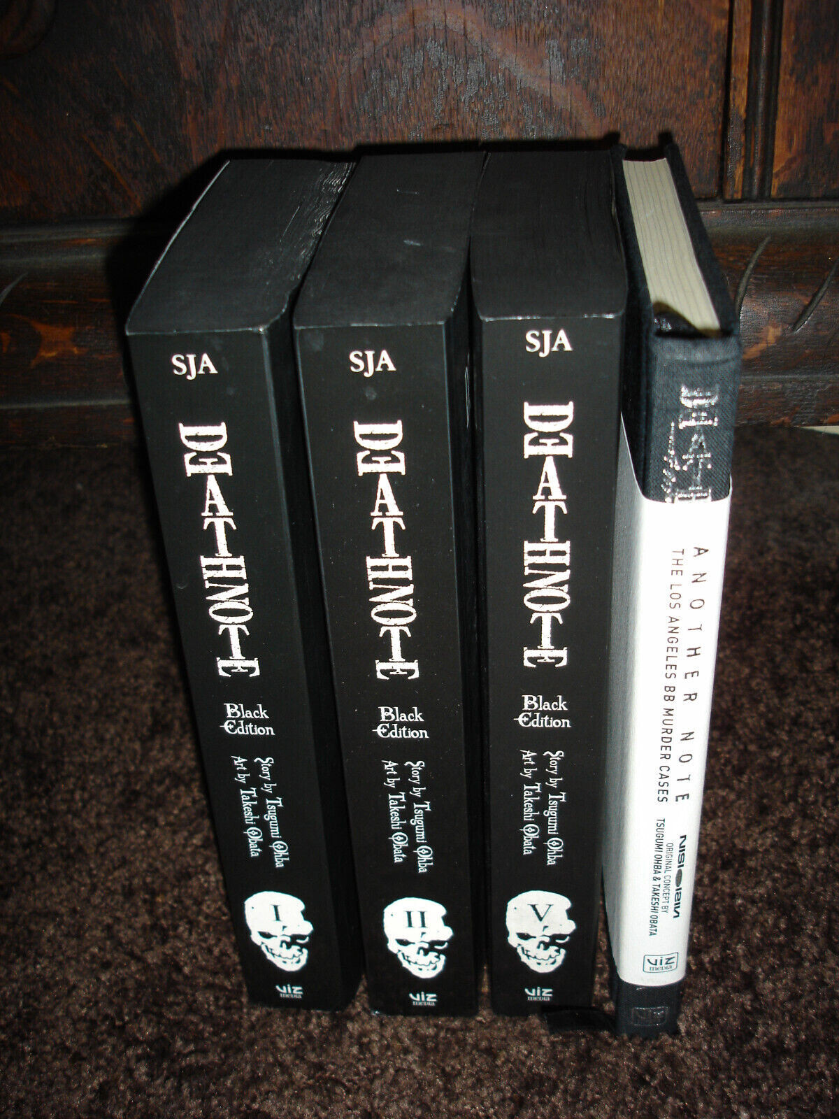 Death Note MANGA Black Edition Omnibus Vol 1 Vol 2 Vol 5 Another Note ...