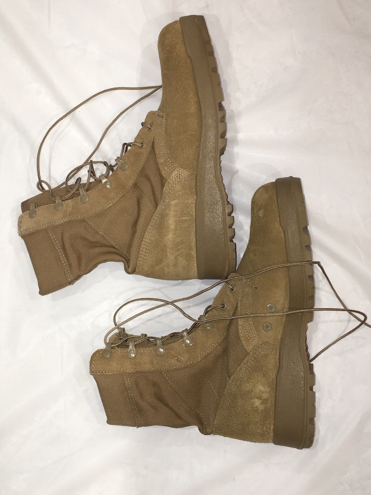 Army Combat Boots, Hot Weather (ACB-HW) Vibram Soles Coyote 11R (LN ...