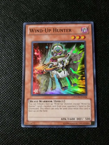 Yugioh! Wind-Up Hunter PHSW-EN024 Super Rare 1st Edition (Near Mint) | eBay