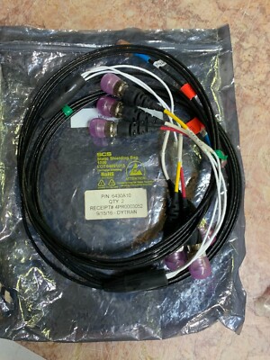 Dytran 6430A10 ICP Four Conductor Cable, 4 pin Connector to 3 each BNC ...