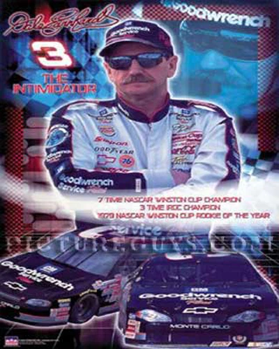 Dale Earnhardt The Intimidator Plaque