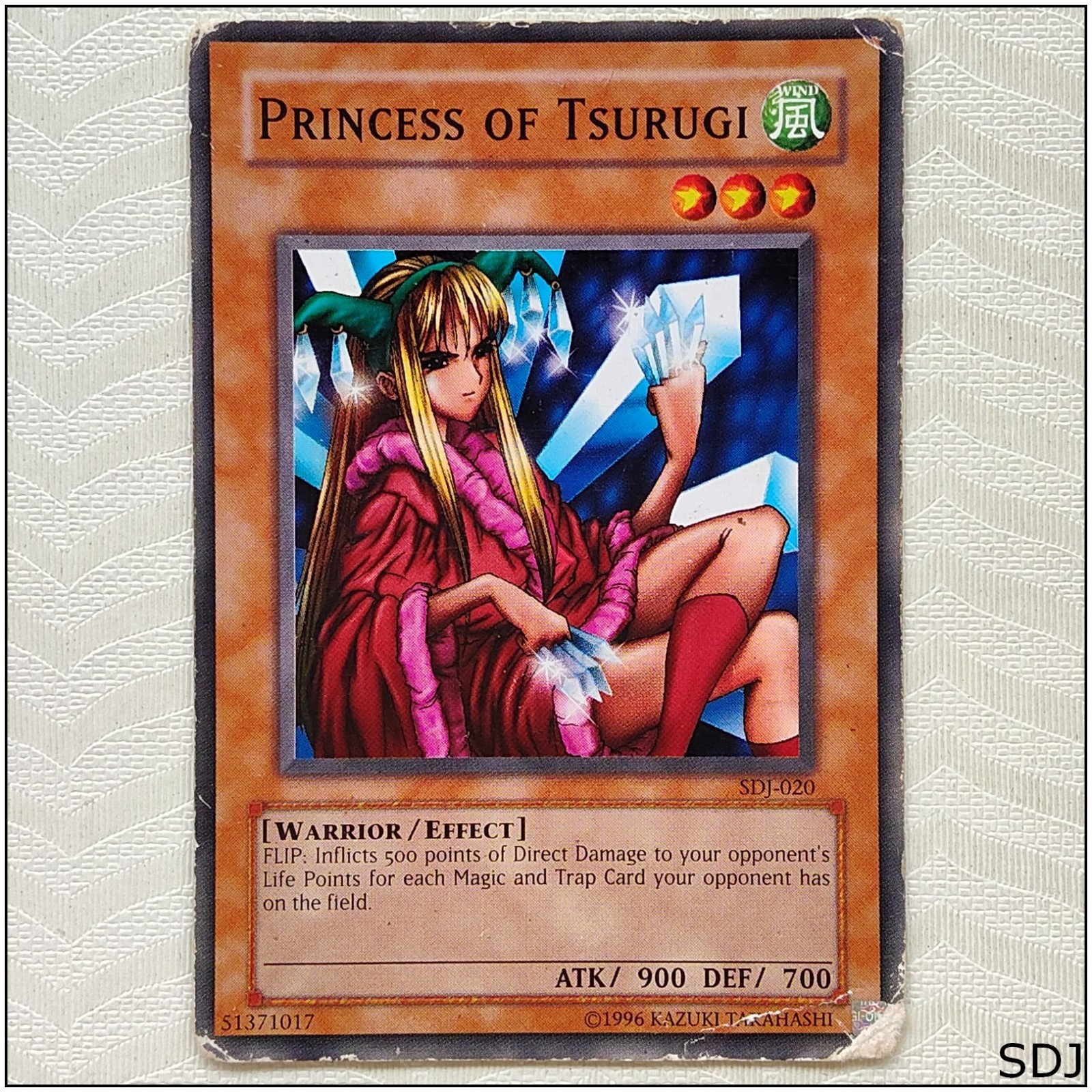 Princess of Tsurugi - SDJ-020 - Common Unlimited Yugioh | eBay