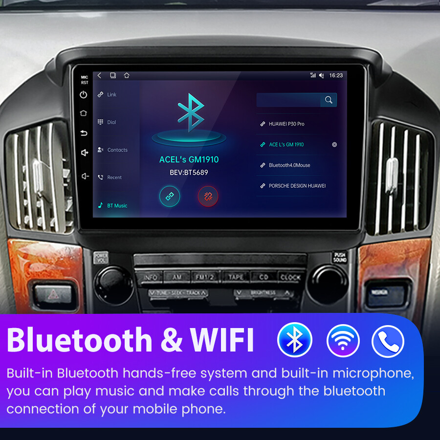 For 1998-2003 Lexus Rx300 Android 13.0 Car Stereo Radio GPS NAVI WIFI ...
