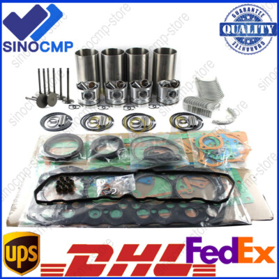 T2500 Engine Overhaul Rebuild Kit For Mazda XA T2500 Engine Forklift ...