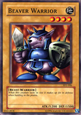 Beaver Warrior - SYE-006 - Common - Unlimited Edition x1 - Lightly ...