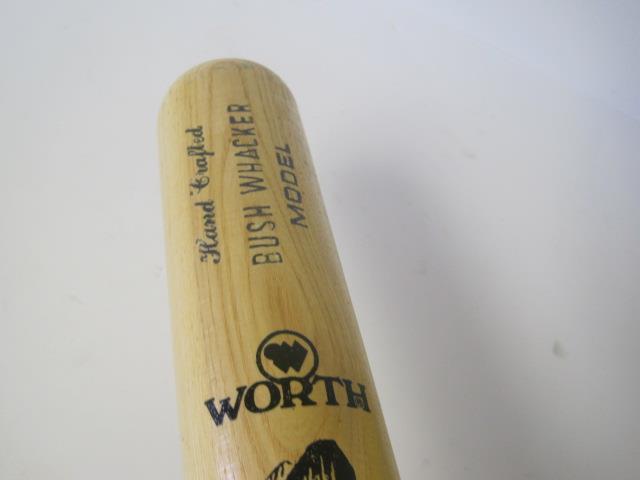 TENNESSEE THUMPERS BASEBALL BAT WOOD WORTH BUSH WHACKER GULF WAR SADDAM ...