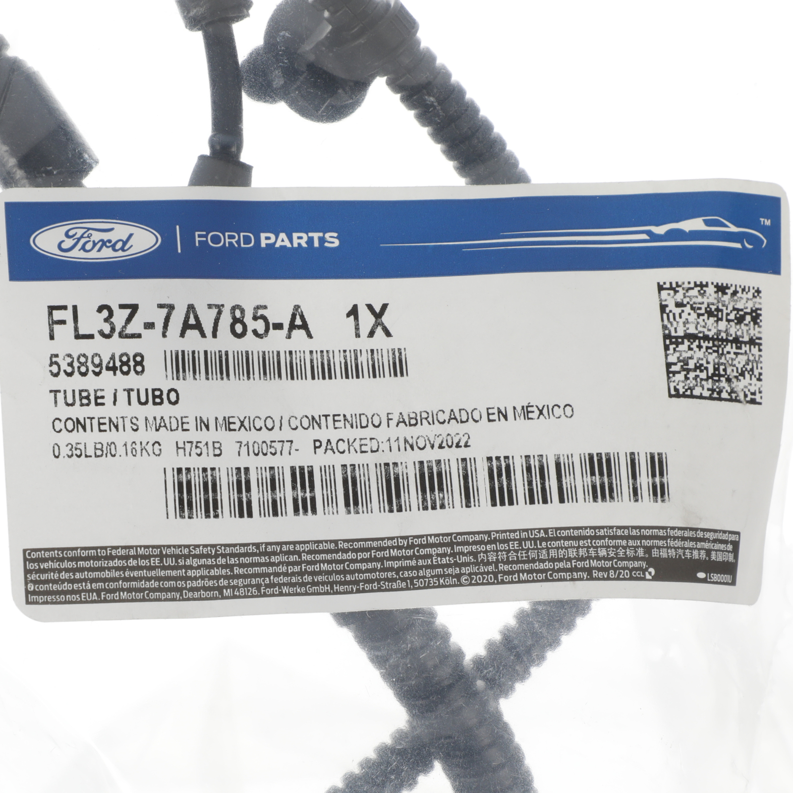 OEM NEW 2015-2018 Ford F-150 King Ranch Lariat Limited Vacuum Tube FL3Z ...