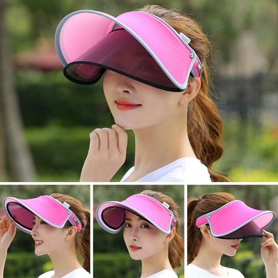 Adjustable Sun Protection Sunshade Cap Anti-UV Visor Sun Hat Face Cover ...