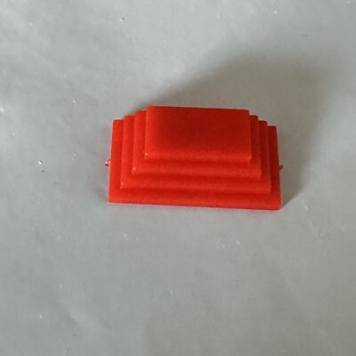 HOTELS Board Game Milton Bradley 1987 Replacement Red Hotel Entrance ...