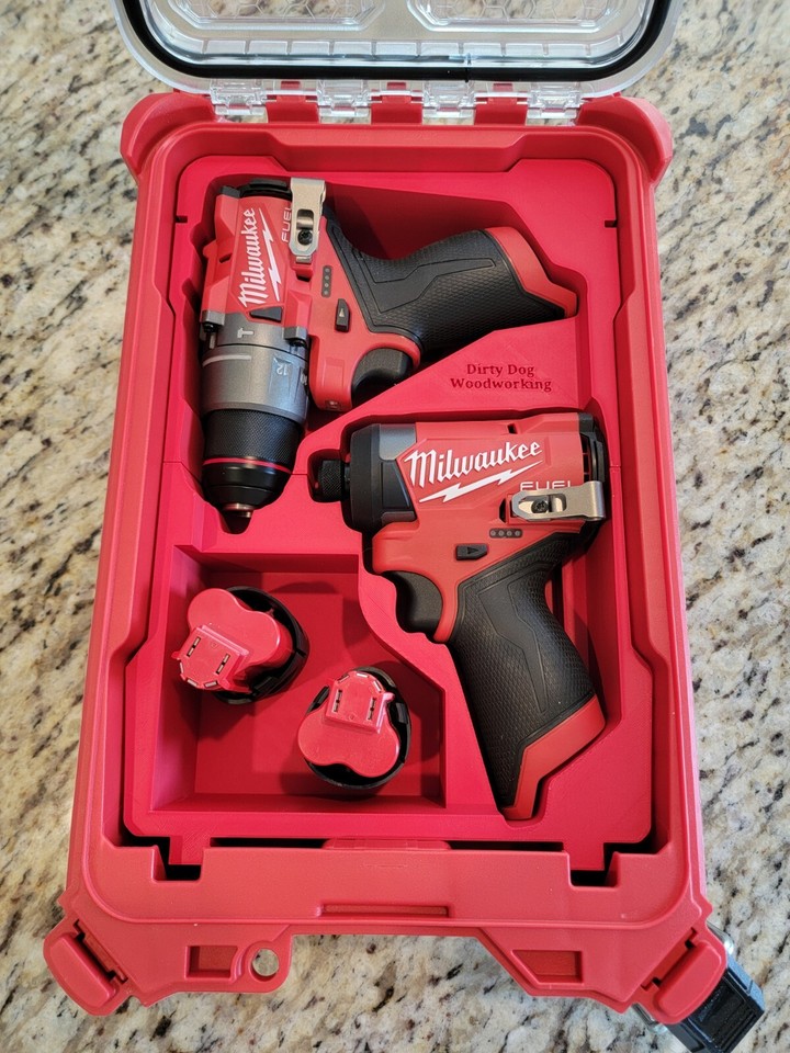 Insert For M12 Drill & Impact Gen 3 Milwaukee Packout Container Model ...