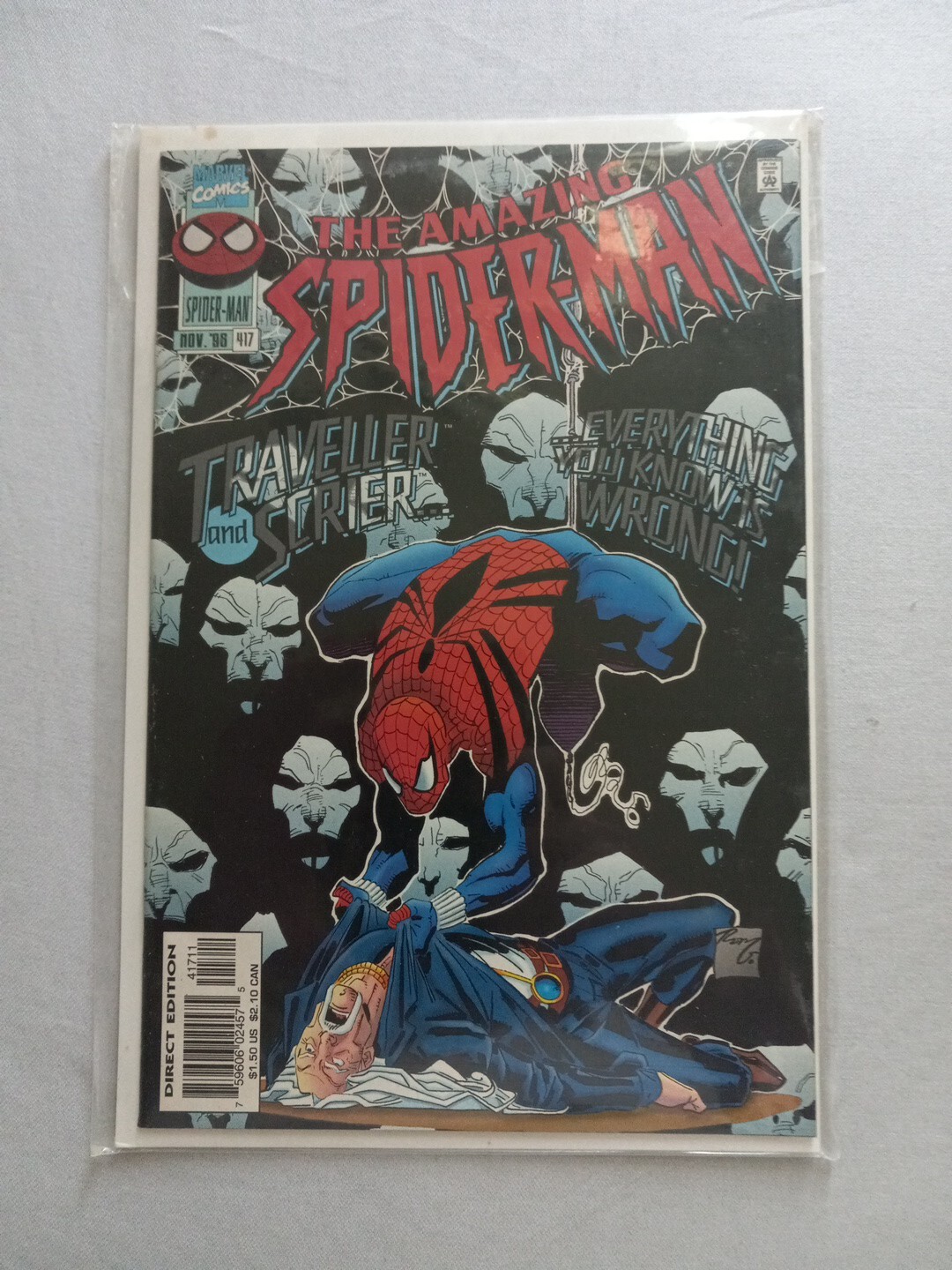 Amazing Spider-Man #417 Traveller & Scrier Secrets 1996 Marvel Comics ...