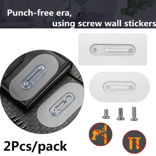 Fittings Traceless Hooks Screw Wall Rack Seamless Adhesive Hook Nut ...