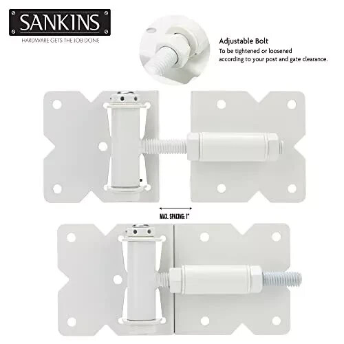 Self Closing Gate Hinges Heavy Duty Hardware Hinges For Wooden/vinyl ...