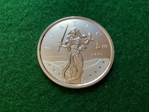 Gibralter 2022 1 Pound .999 Silver Justice Coin - T31 | eBay