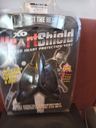 XO Heartshield Advanced Heart Protection Vest w 3-Point Deflector Youth L Black | eBay