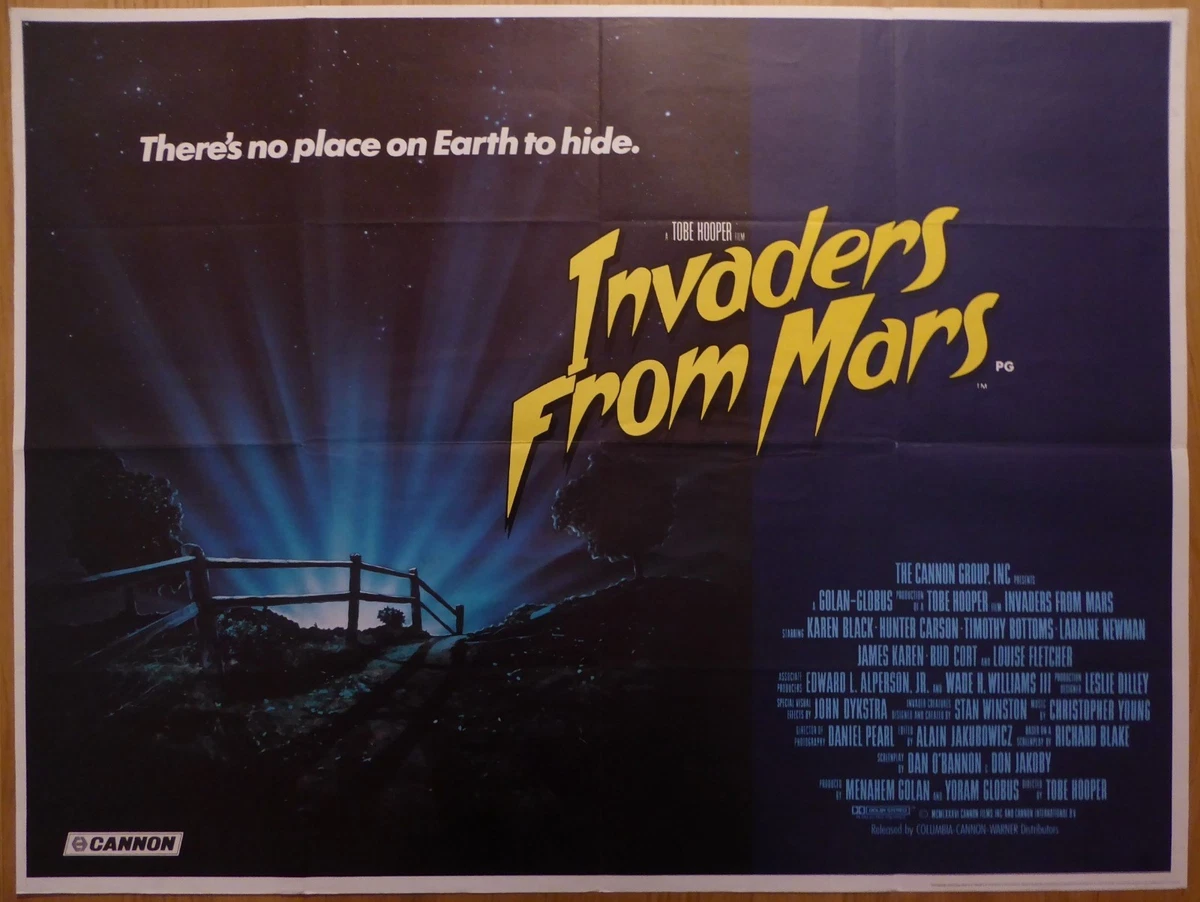 Invaders From Mars 1986 Movie Poster