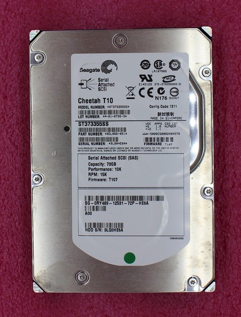 Seagate Cheetah T10 73.4GB Internal 15000RPM 3.5" (ST373355SS) HDD for ...