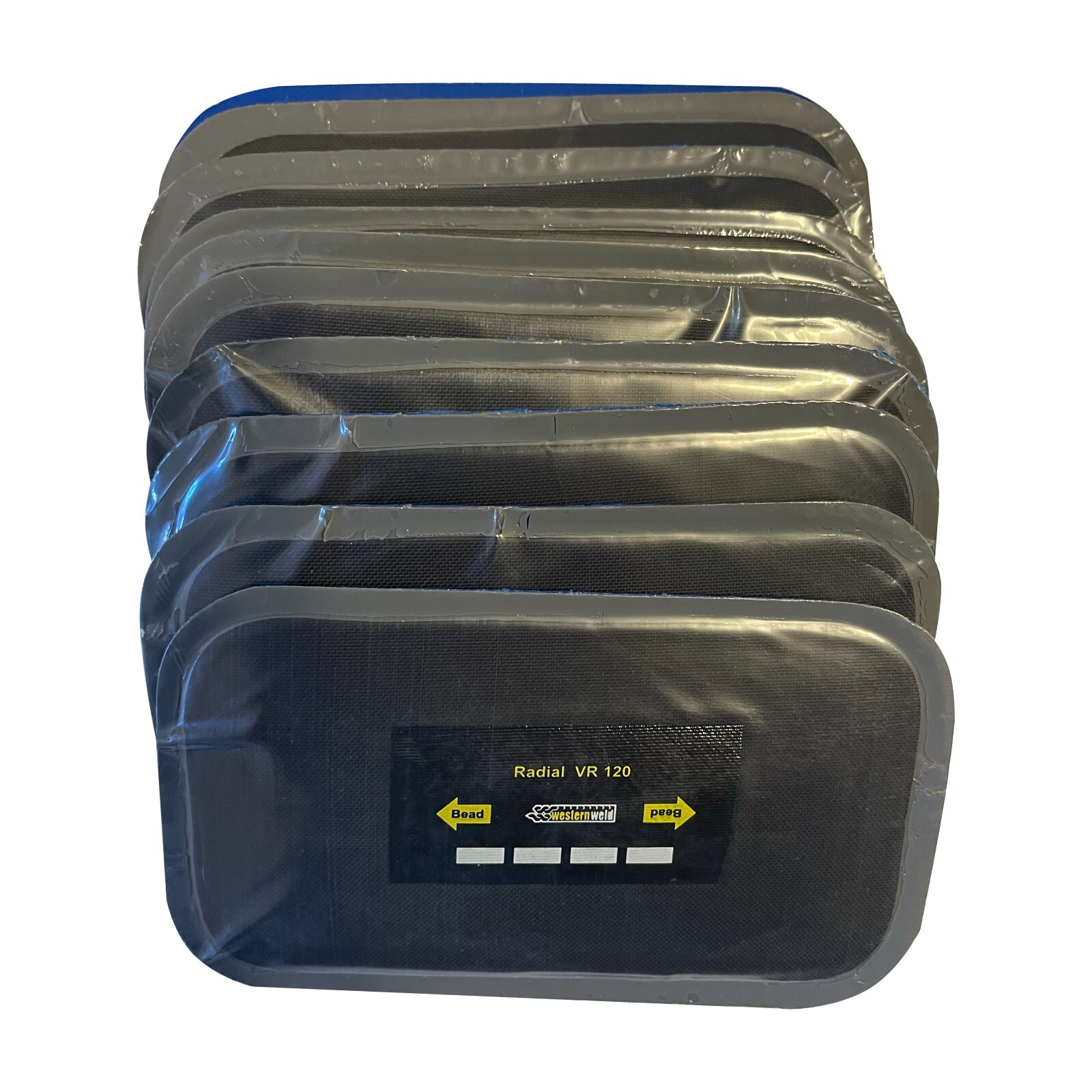 WesternWeld Rectangle Gum Rubber Radial Tire Repair Patch 3" x 5" Inch ...