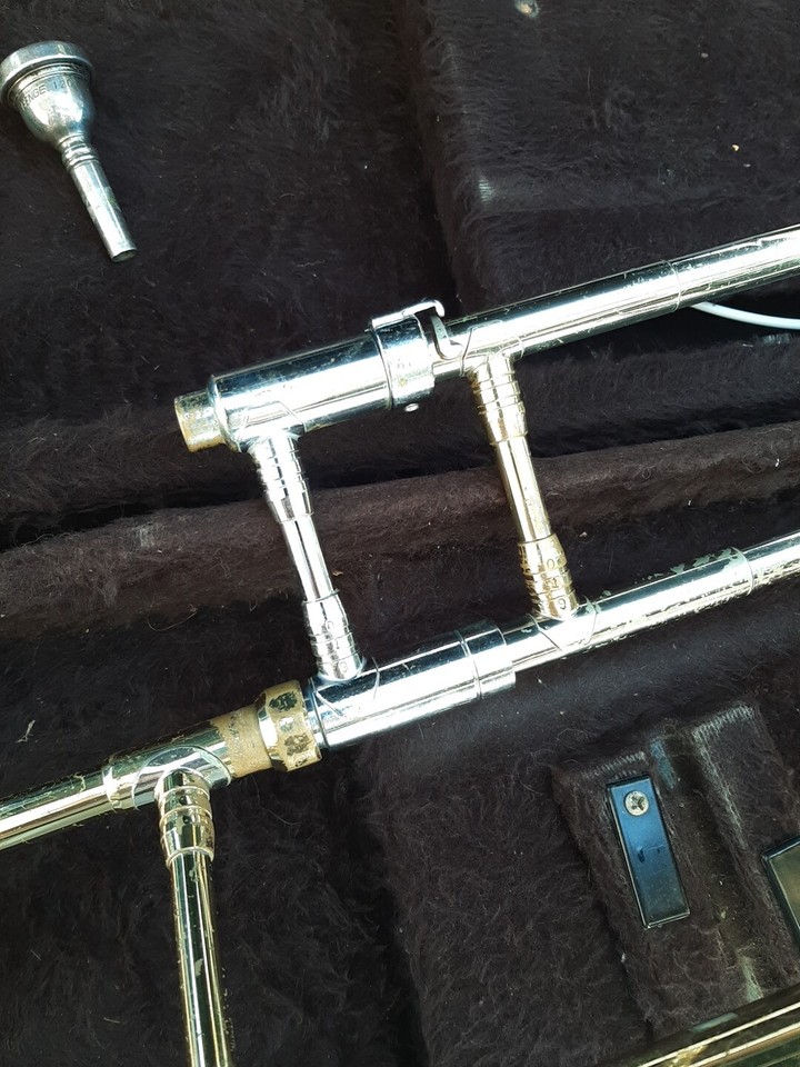 getzen trombone 300 Series With Case And Benge 12c Mouthpiece Great Trombone... | eBay