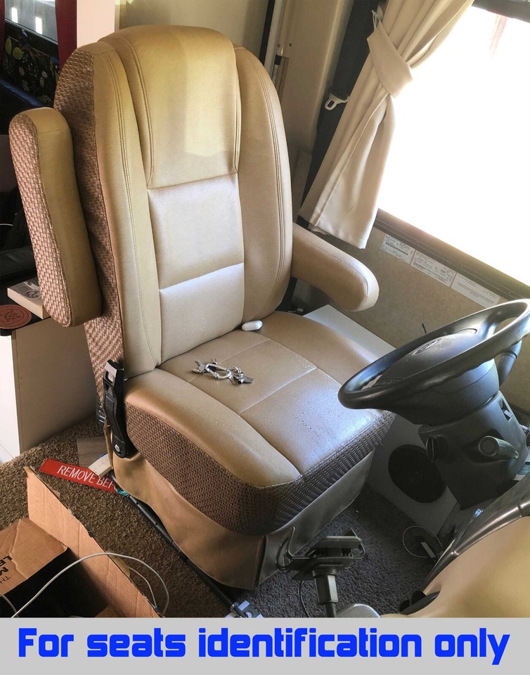 Motorhome RV Camper Captain Chair Seat Covers w/diamond stitch fits ...