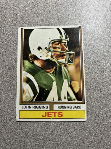 1974 Topps John Riggins New York Jets #280 HOF | eBay