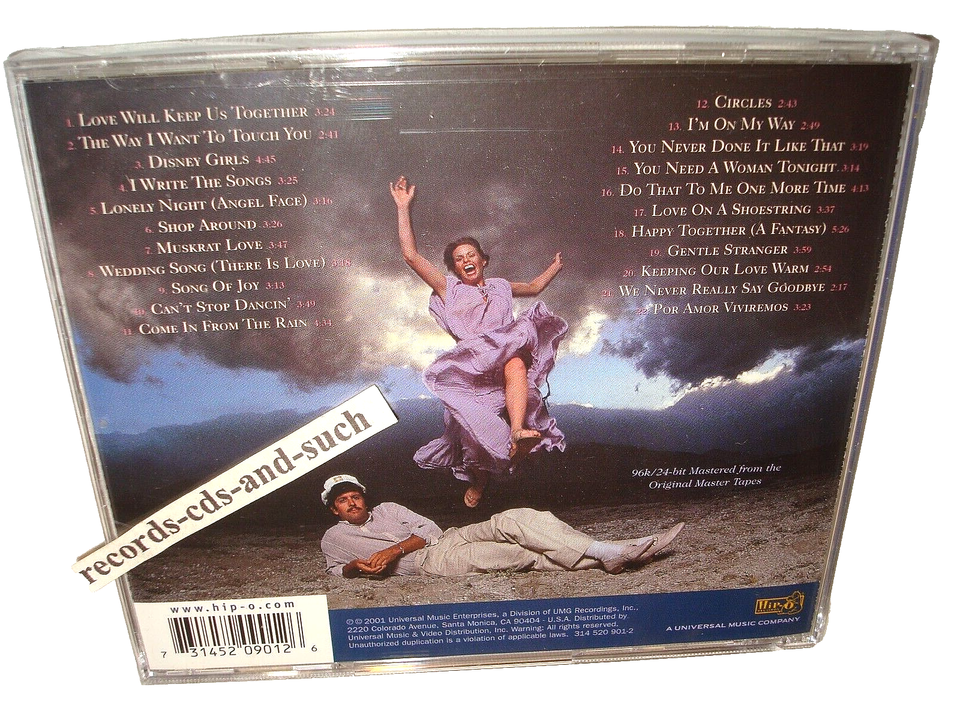 Ultimate Collection by Captain & Tennille (NEW SEALED CD, 2001 ...